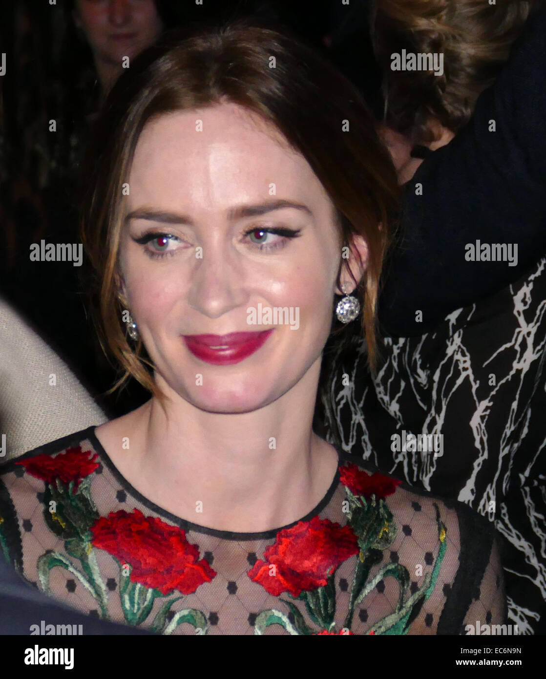 New York, USA. 08th Dec, 2014. Actor Emily Blunt at the afterparty for ...