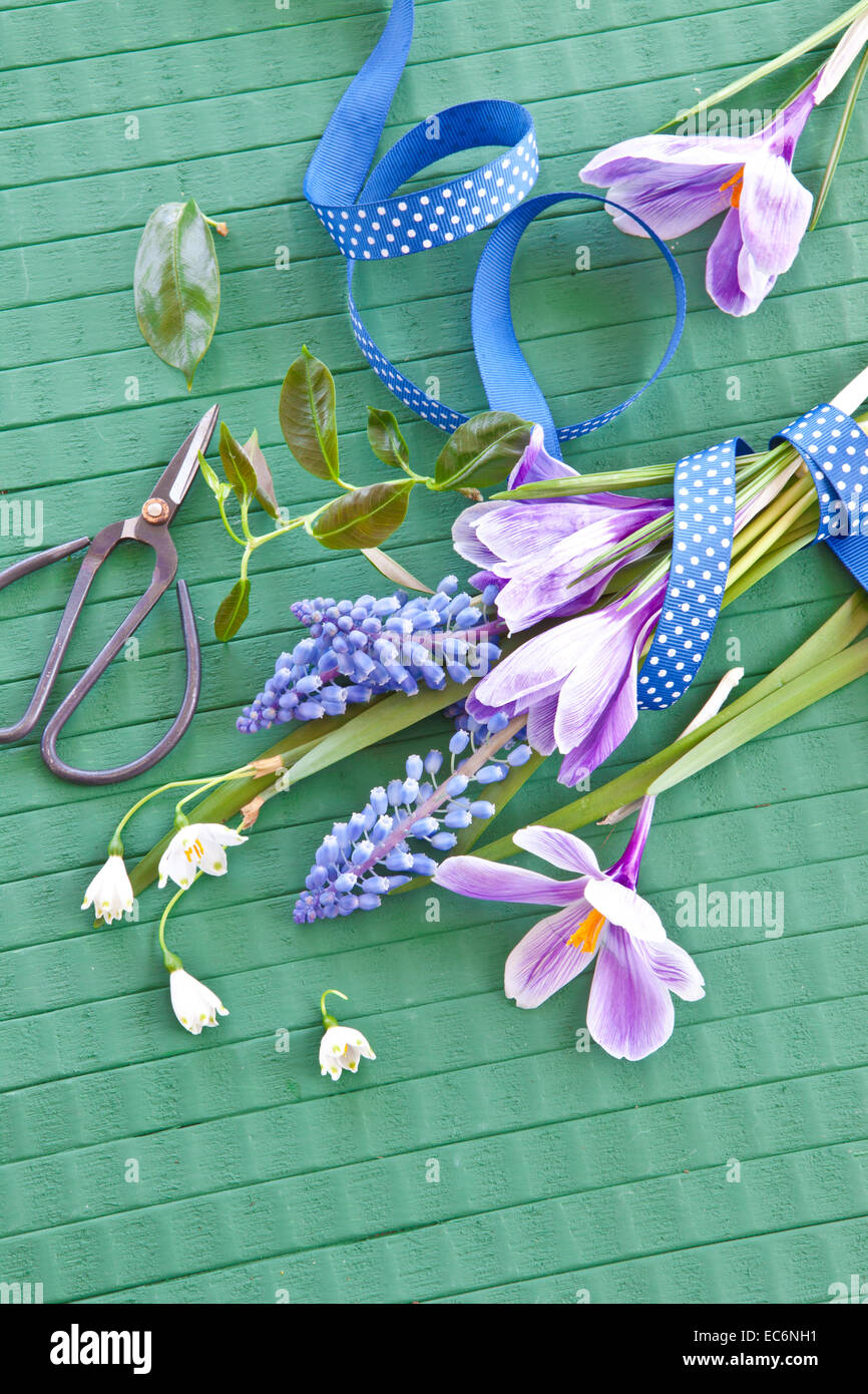 Fresh spring flowers Stock Photo - Alamy