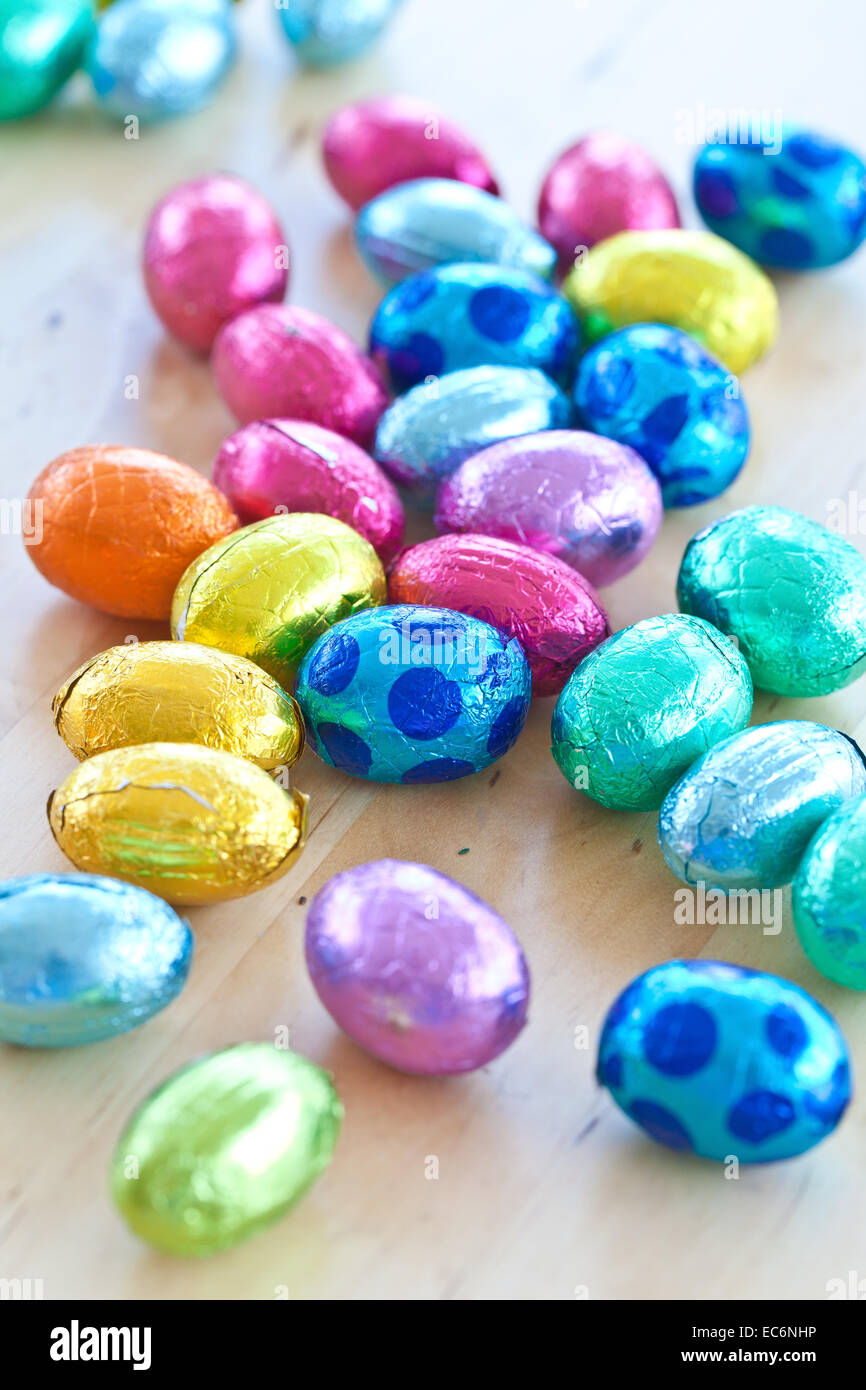 Colorful easter eggs Stock Photo - Alamy