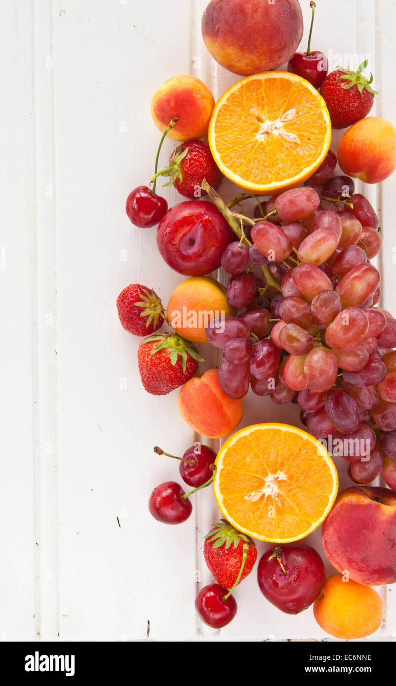 Fresh summer fruits Stock Photo - Alamy