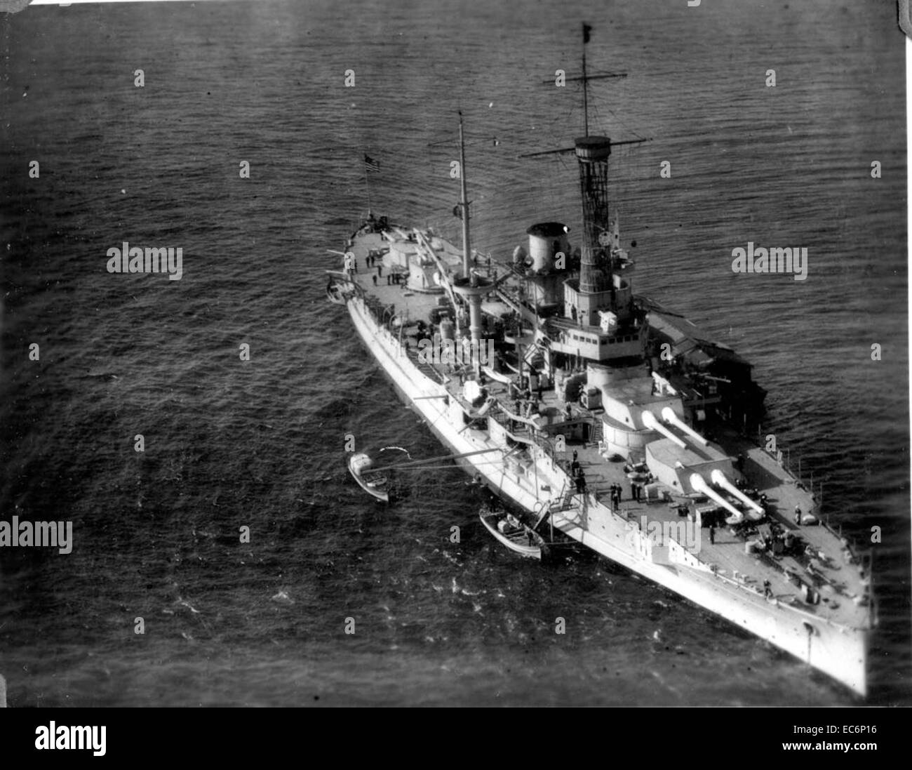 The USS Florida, a notable ship in U.S. Navy history, is depicted in ...