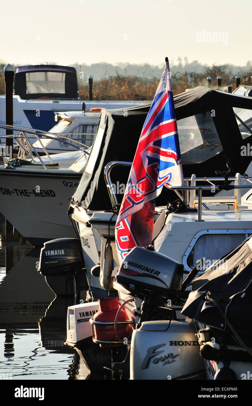 A union jack flag on a boat hi-res stock photography and images - Alamy