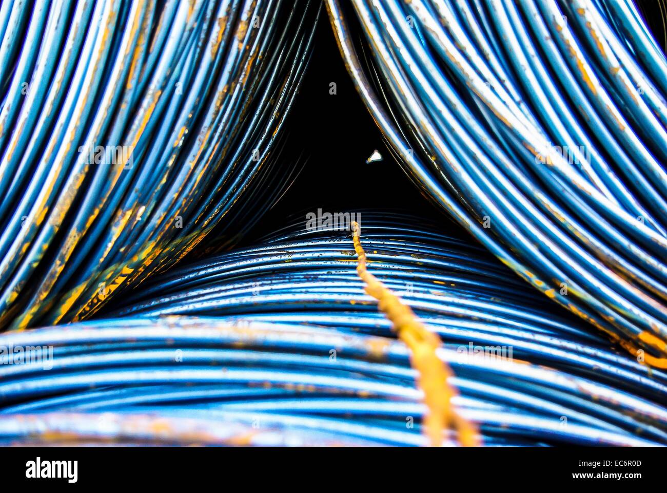 Rolls of wire 11 Stock Photo - Alamy