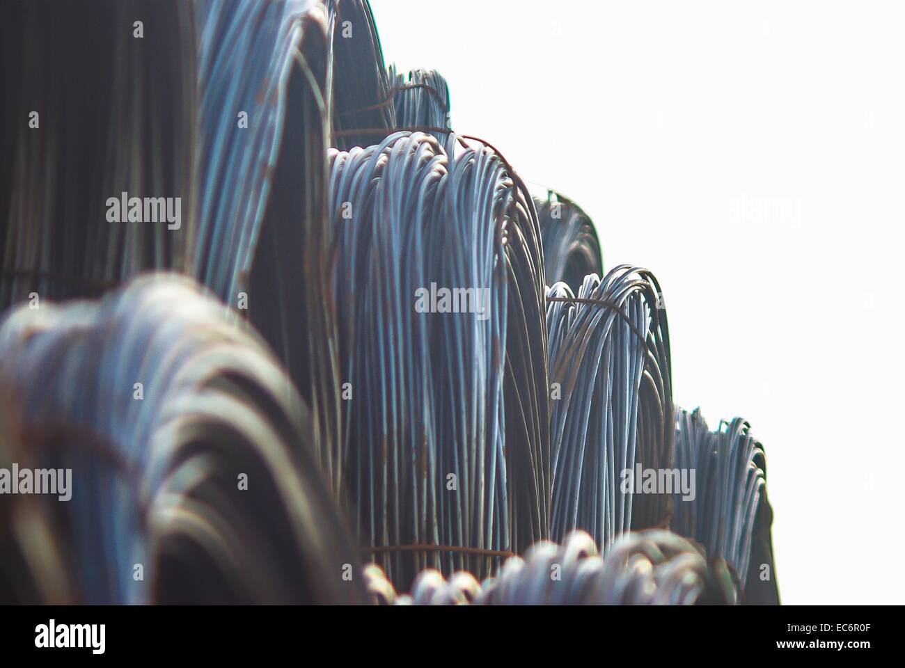 Rolls of wire 13 Stock Photo - Alamy