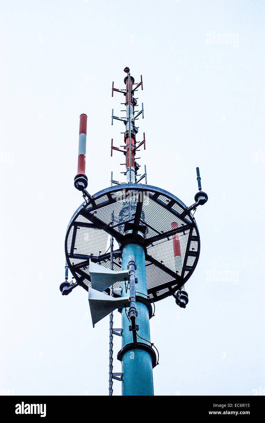 Radio mast 1 Stock Photo - Alamy