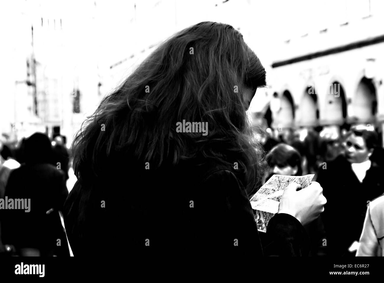 Map the path searching Stock Photo - Alamy