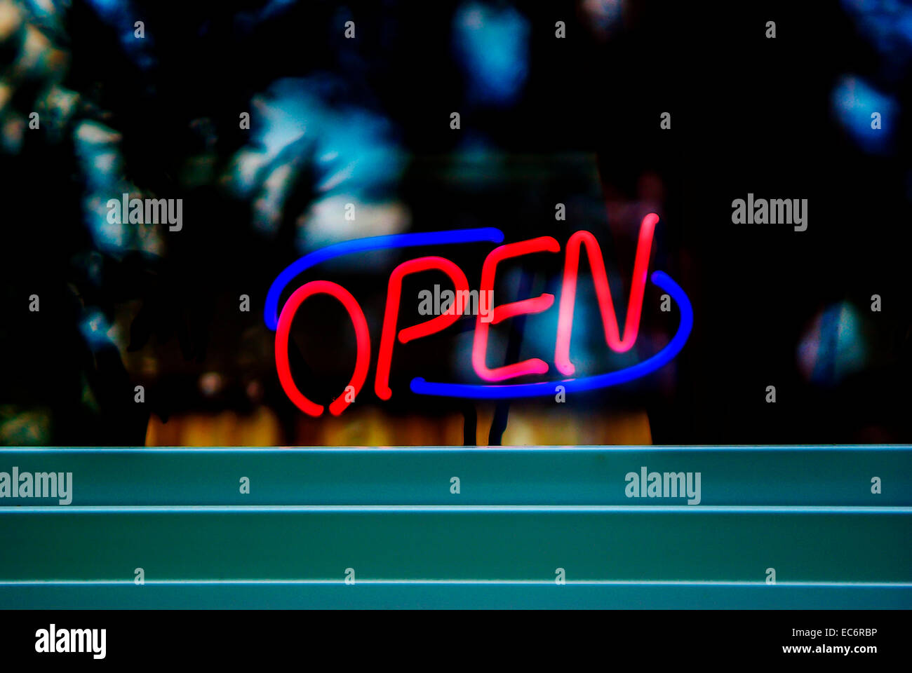 Neon light, opened Stock Photo - Alamy