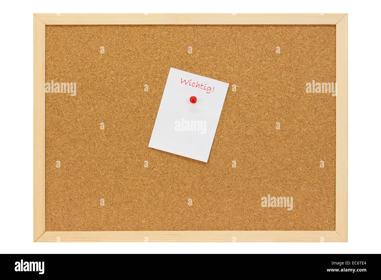Note slip of paper with pin hi-res stock photography and images - Alamy