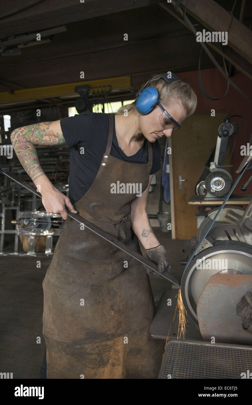 Female blacksmith art hi-res stock photography and images - Alamy