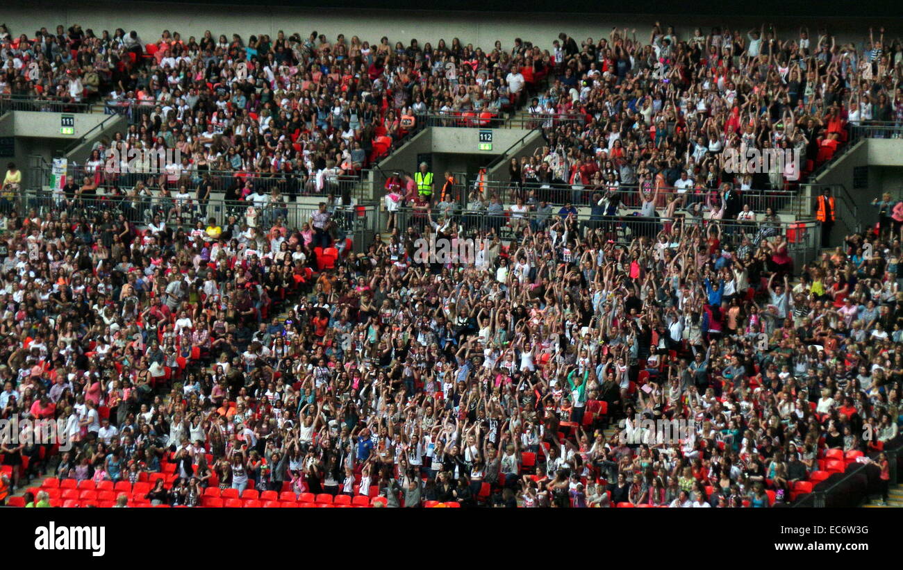 One Direction at Wembley London England Featuring: Harry Styles,Zayn ...