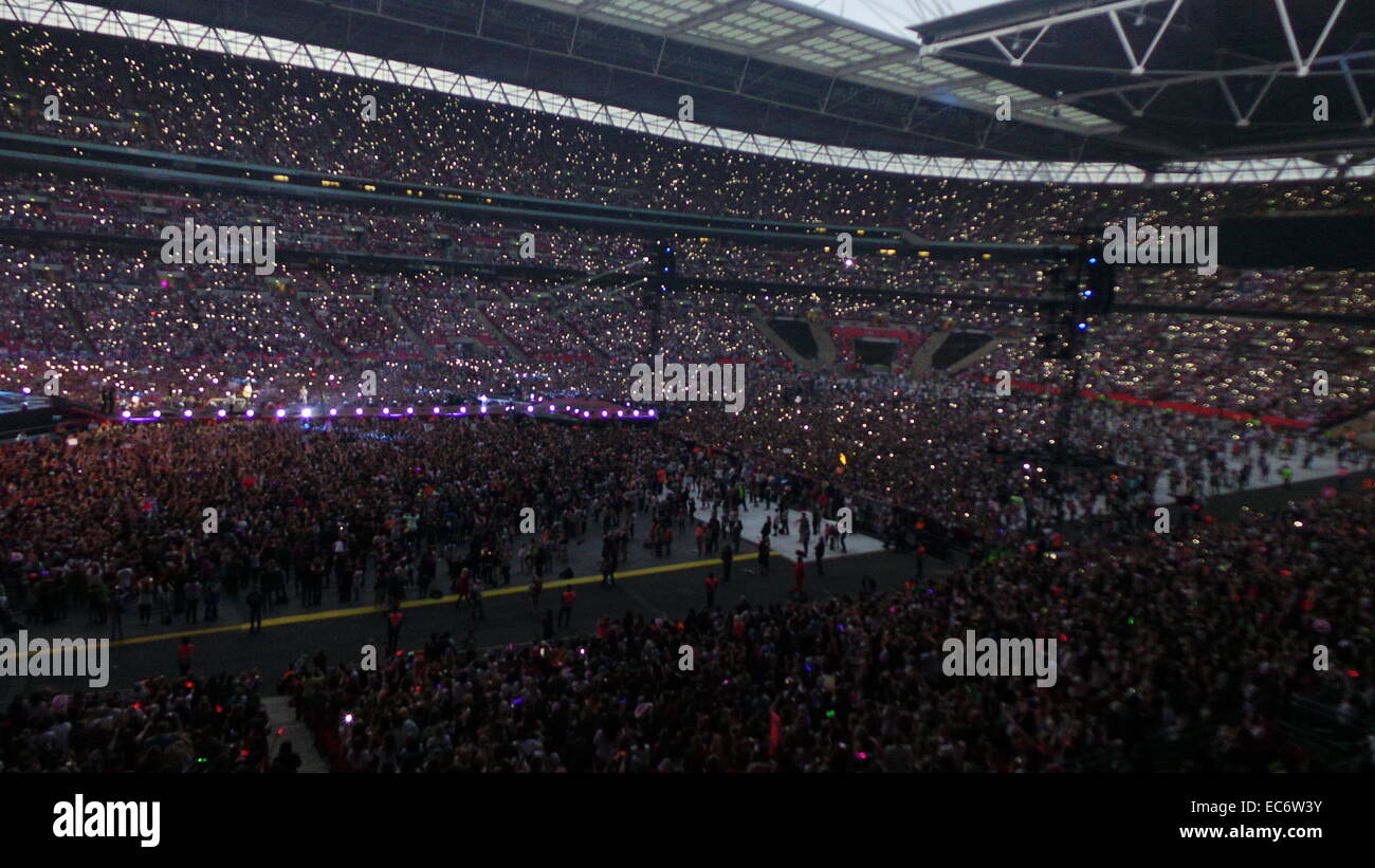 One Direction at Wembley London England Featuring: Harry Styles,Zayn ...