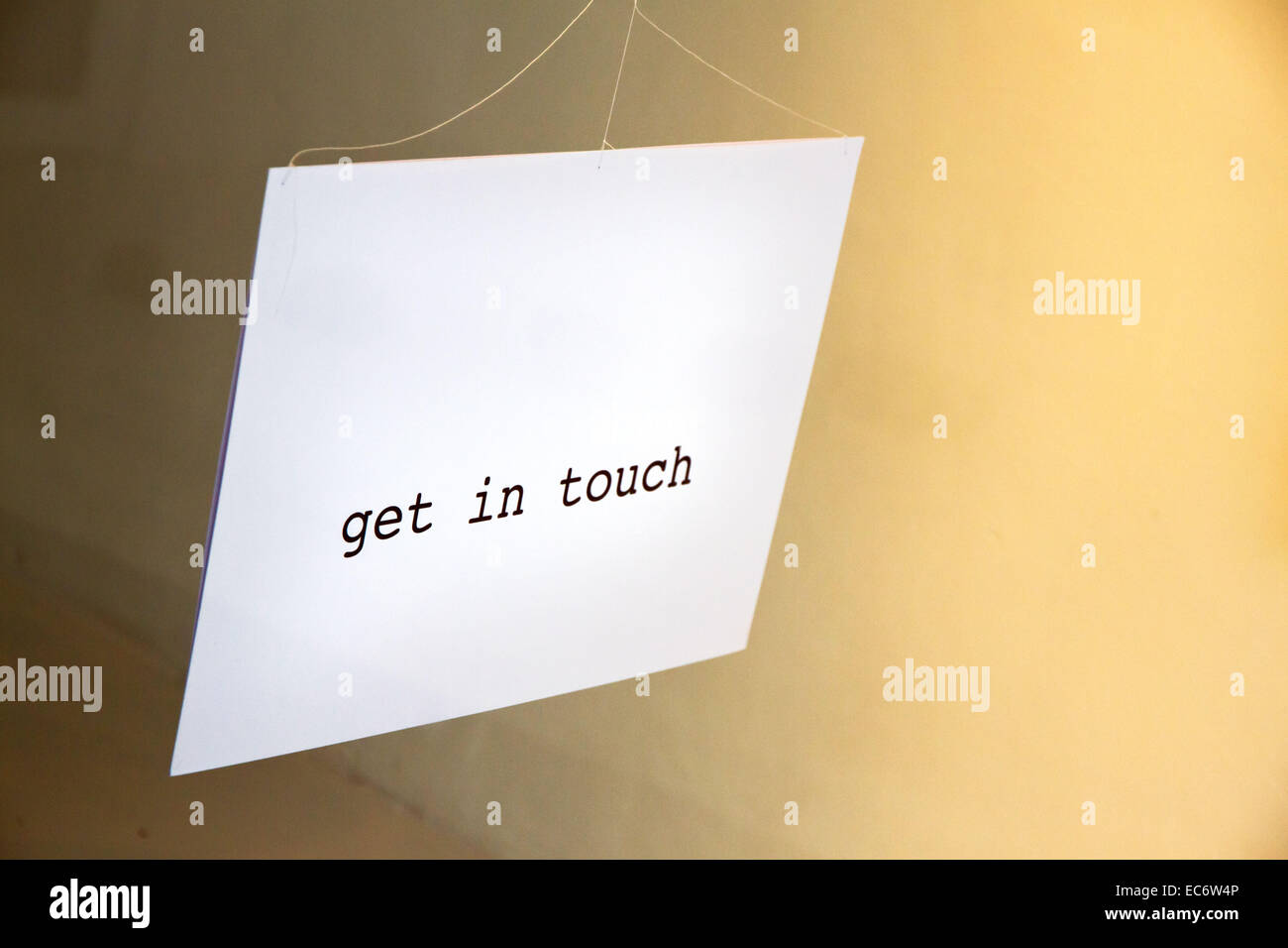 get in touch Stock Photo - Alamy
