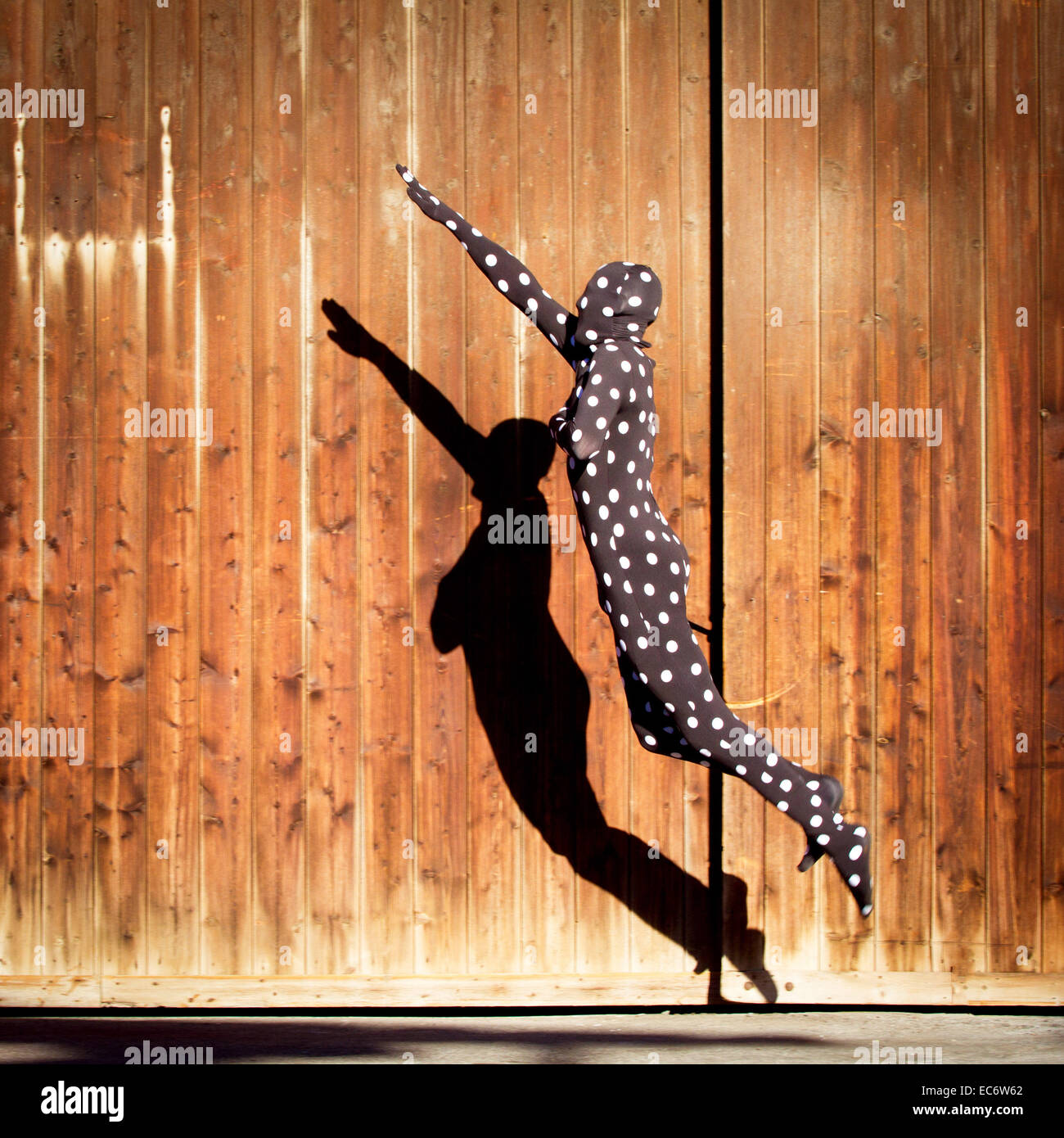 Costume artist in Morphsuit Stock Photo - Alamy