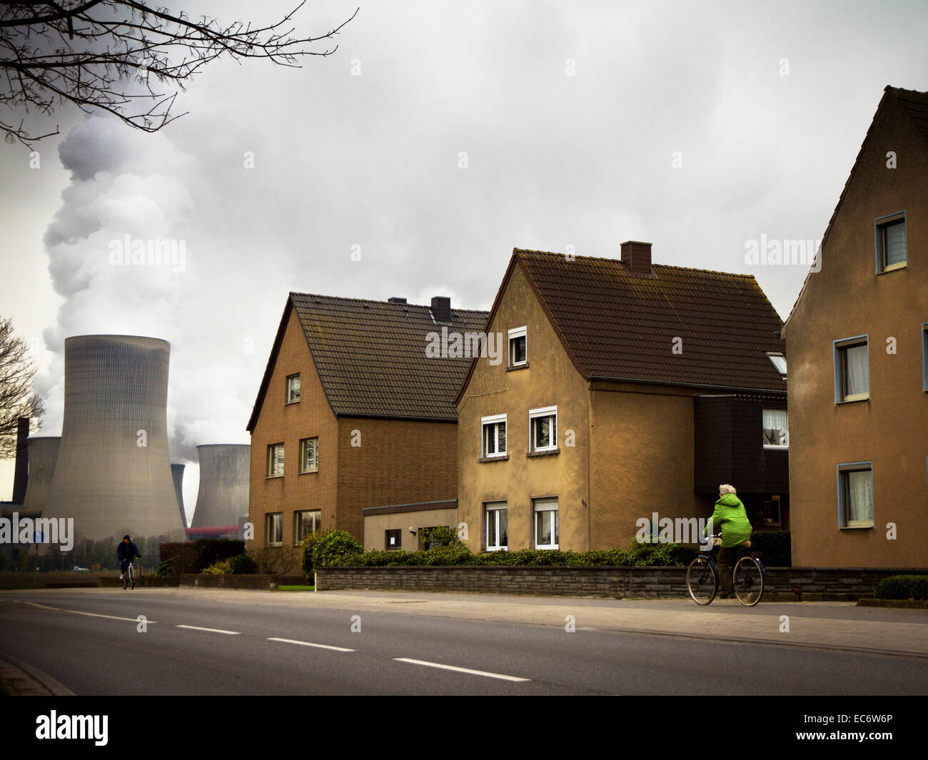 Coal mining area, settlement workers Stock Photo - Alamy