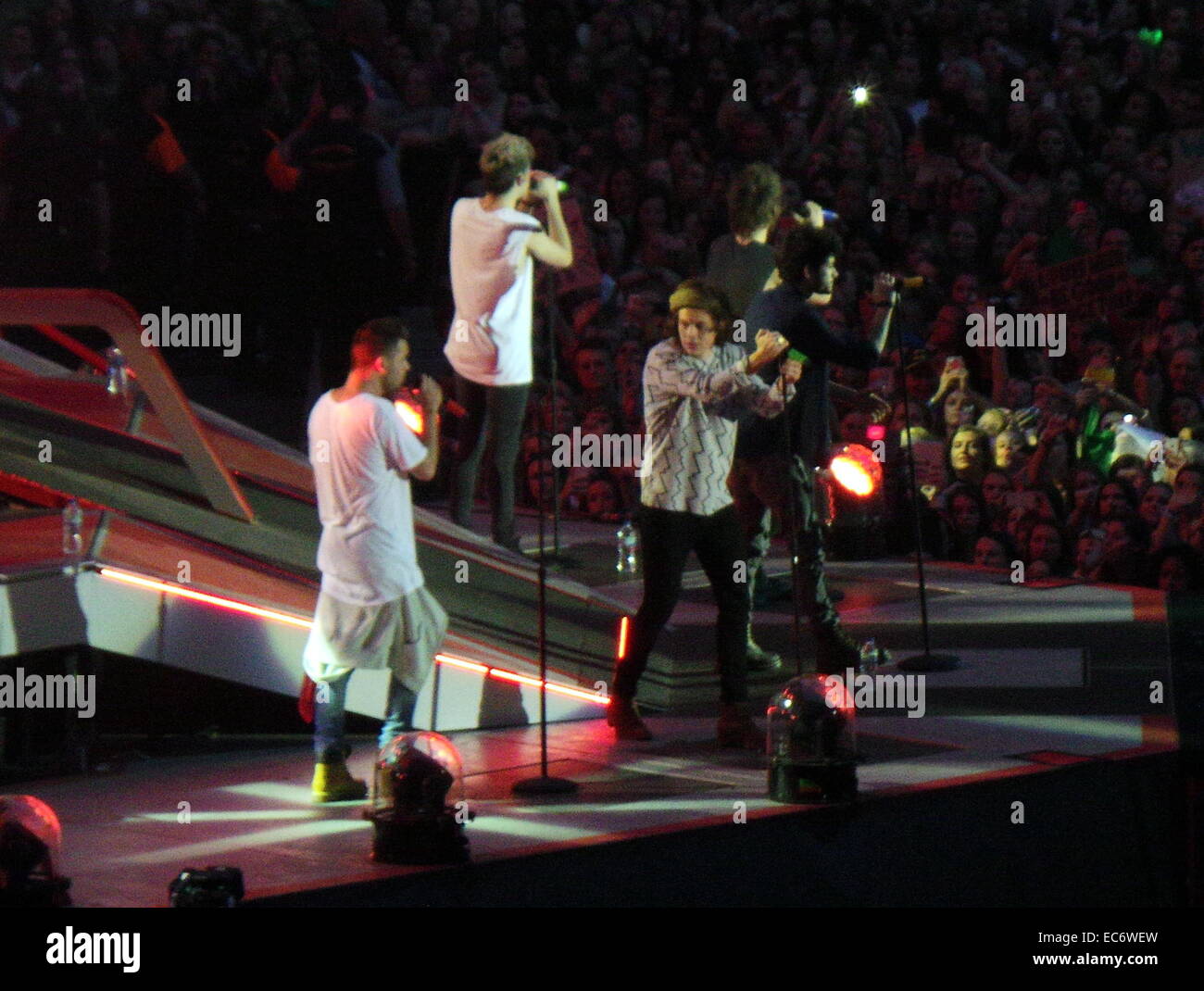 One Direction at Wembley London England Featuring: Harry Styles,Zayn ...