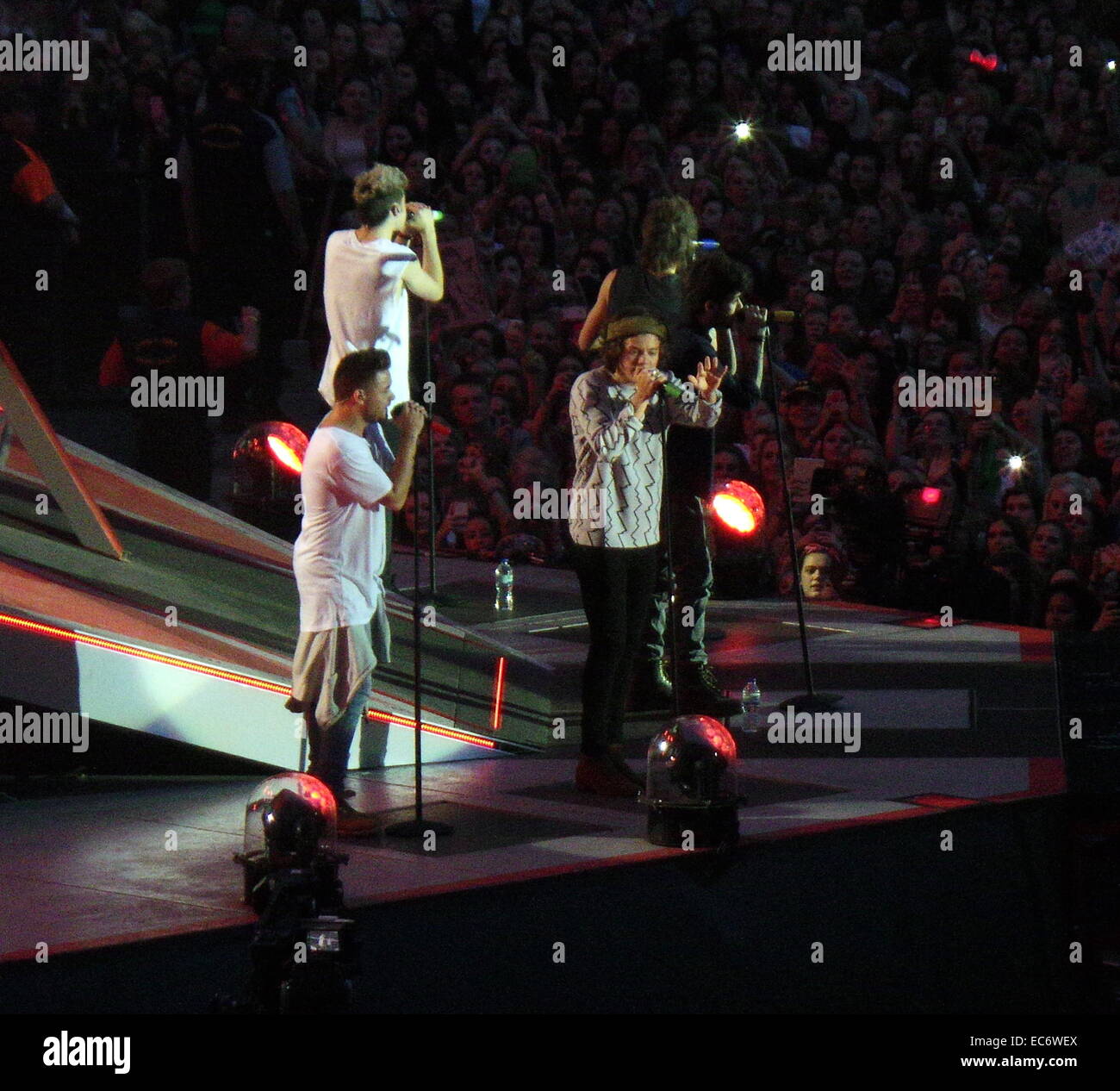 One Direction at Wembley London England Featuring: Harry Styles,Zayn ...