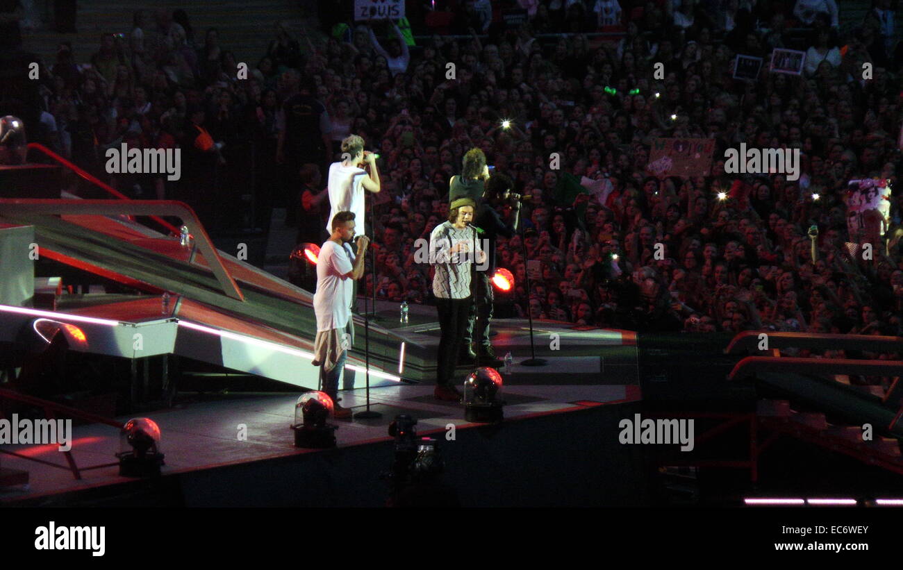 One Direction at Wembley London England Featuring: Harry Styles,Zayn ...