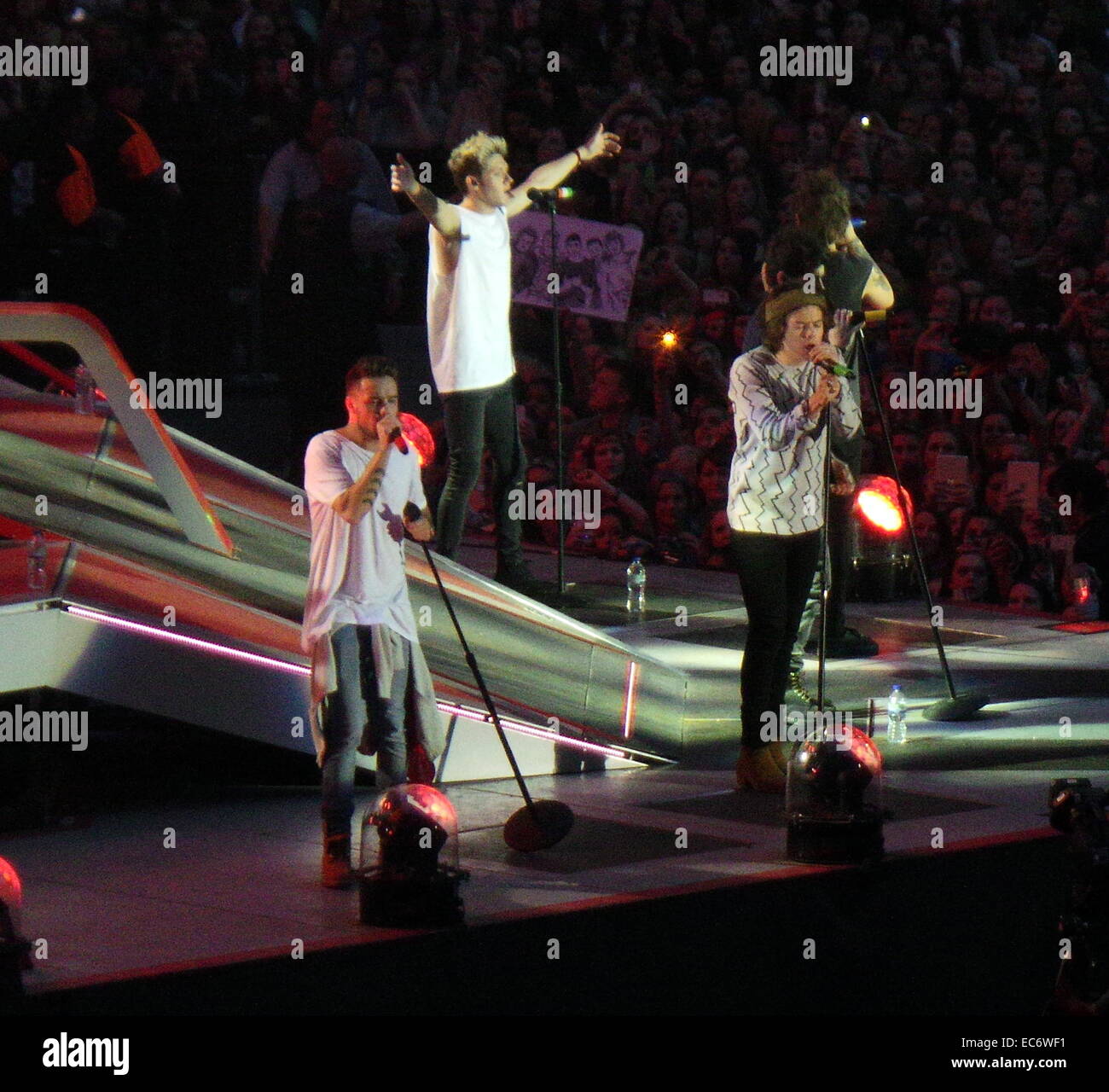 One Direction at Wembley London England Featuring: Harry Styles,Zayn ...