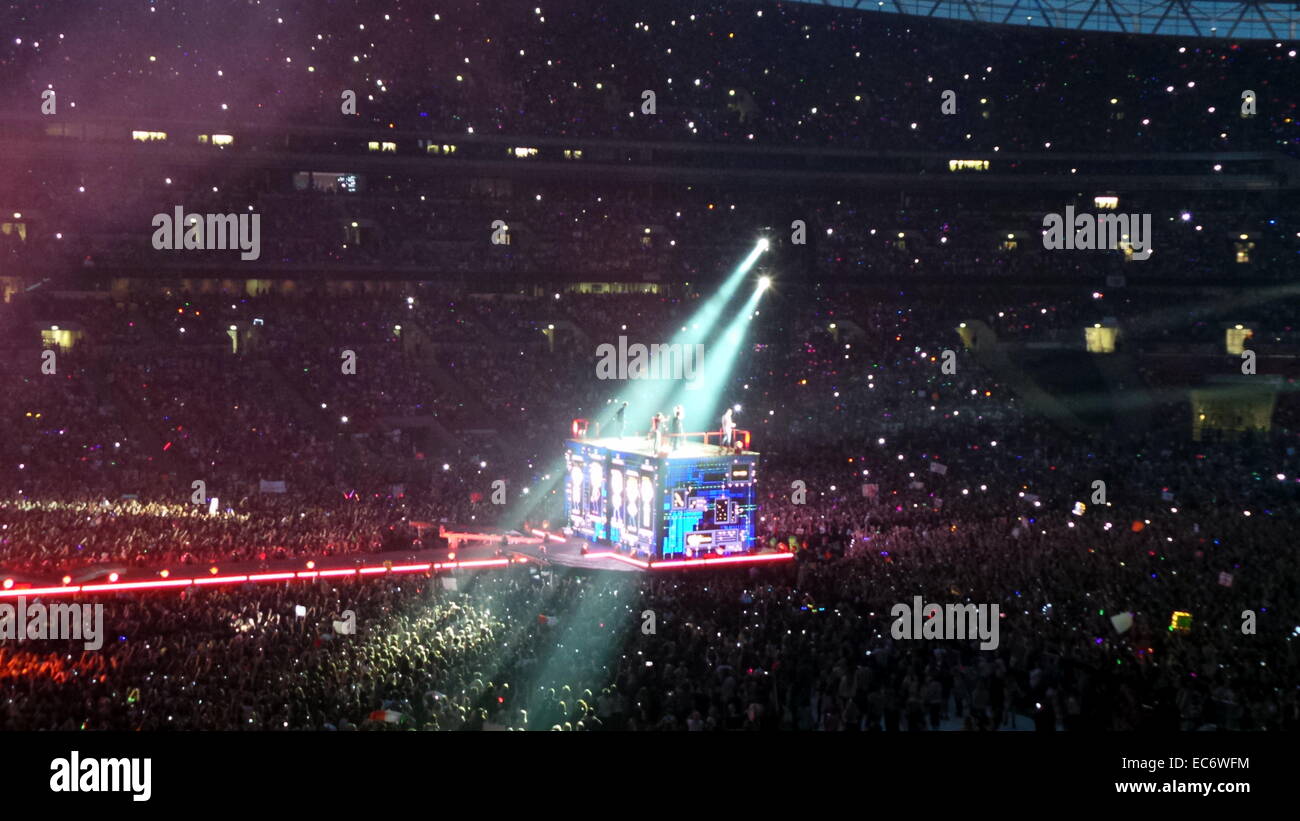 One Direction at Wembley London England Featuring: Harry Styles,Zayn ...