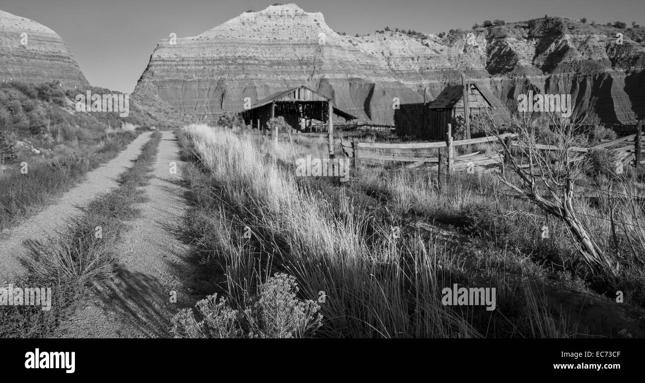 Farm utah Black and White Stock Photos & Images - Alamy