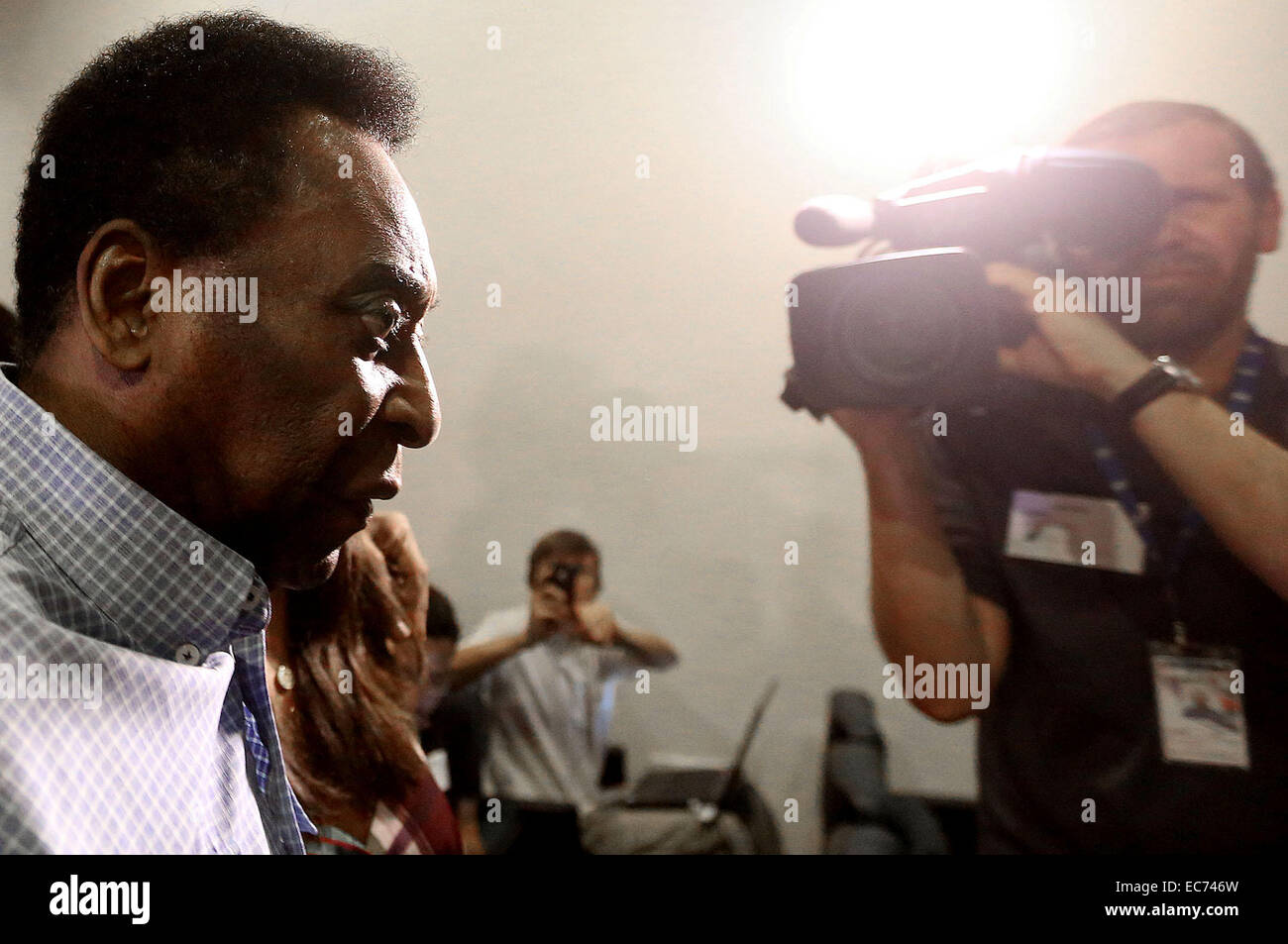 Sao Paulo, Pele. 9th Dec, 2014. Brazilian former soccer player Edson ...