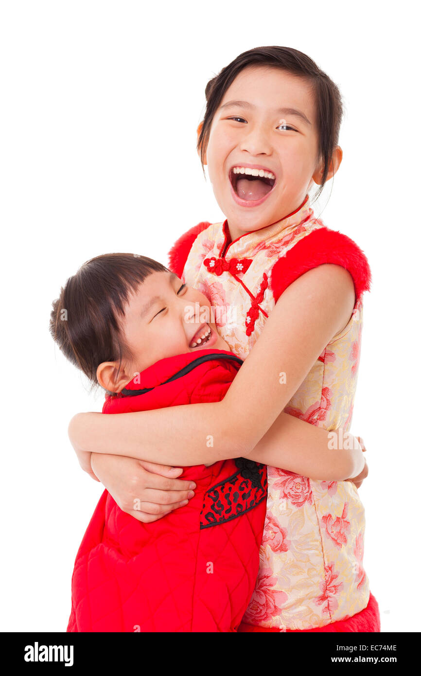 Asian girls hug hi-res stock photography and images - Alamy