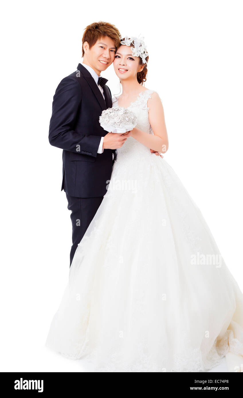 beautiful asian bride and groom Stock Photo - Alamy