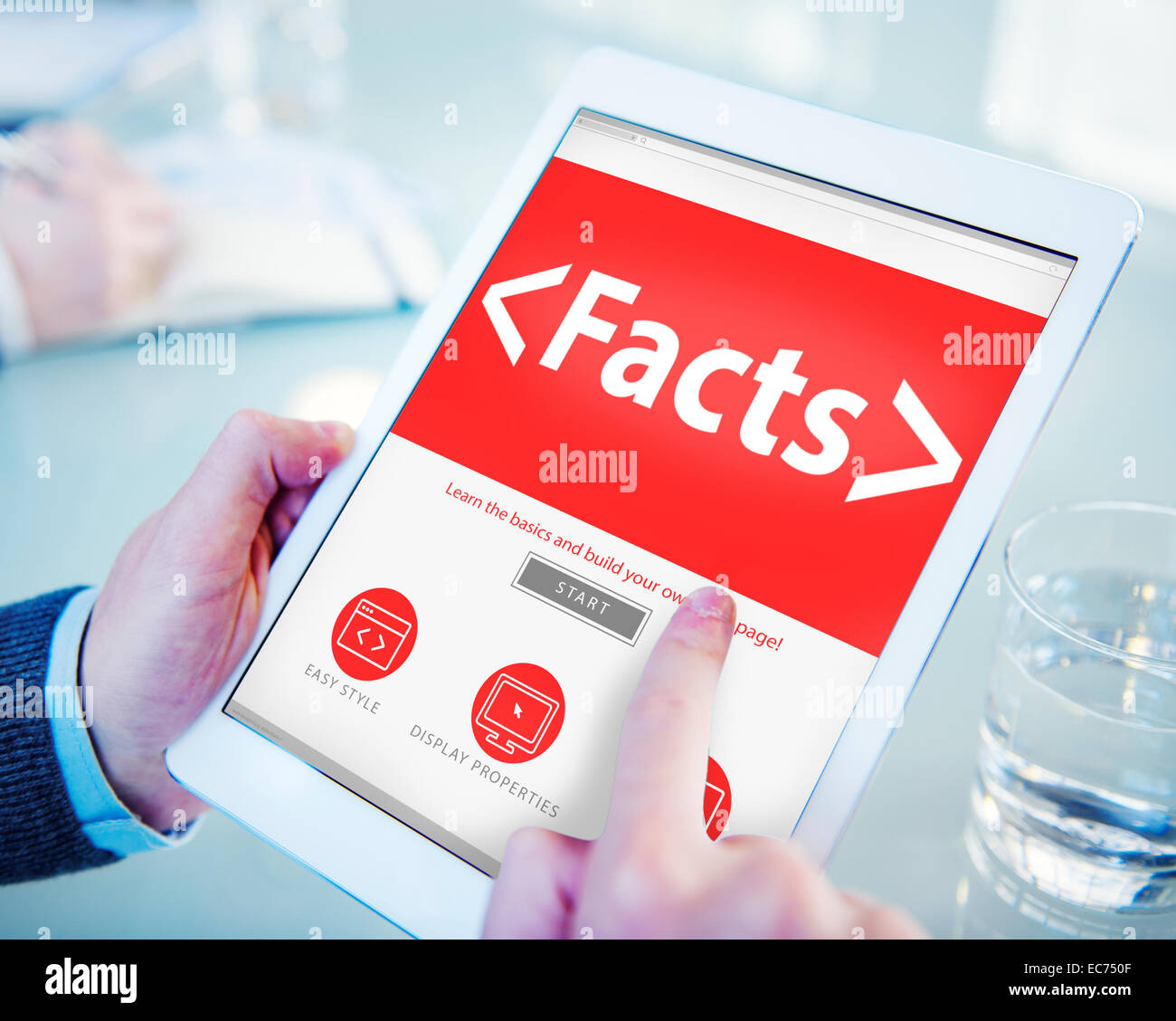 Facts Information Data Analysing Reality Concepts Stock Photo - Alamy
