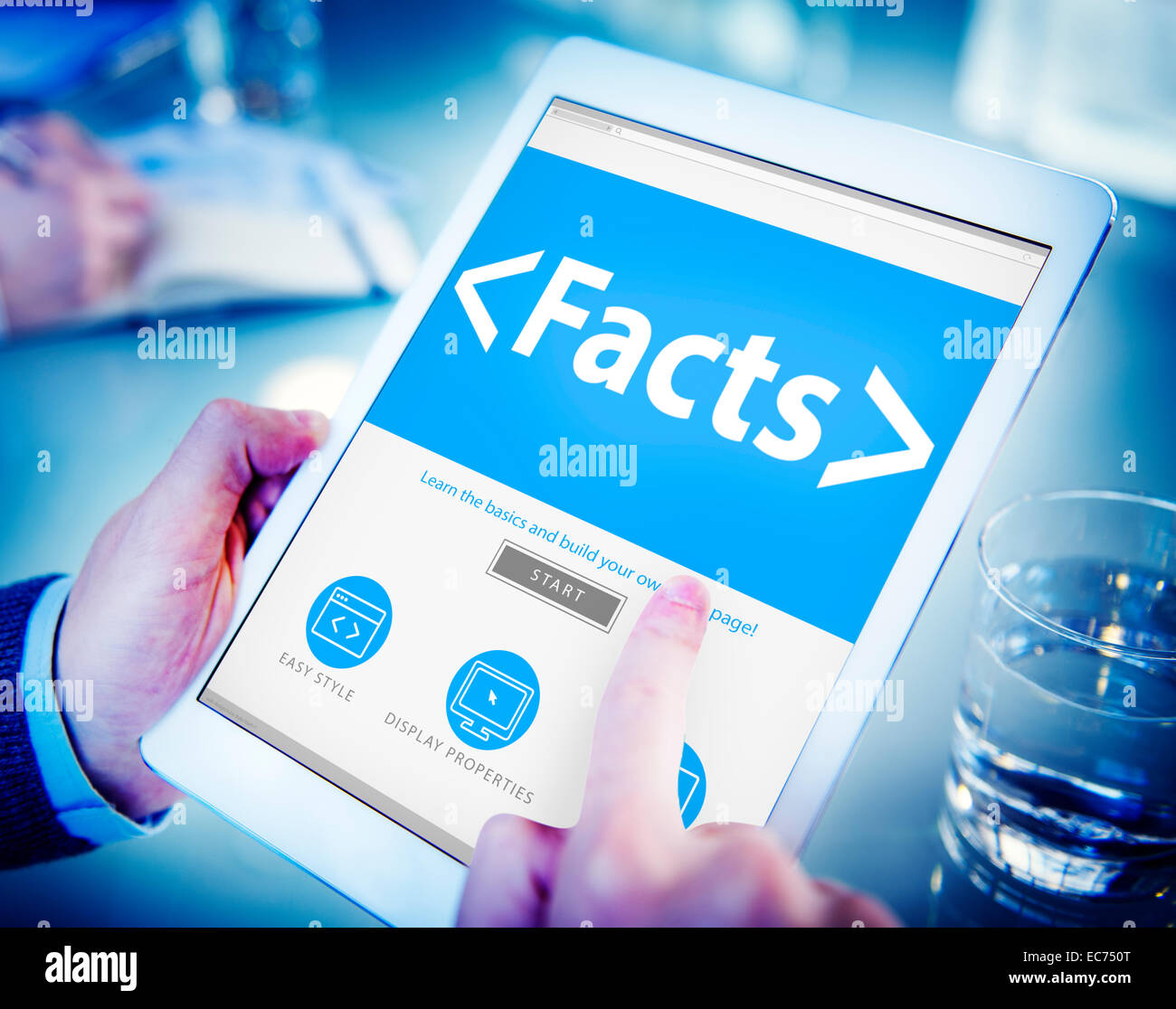 Facts Information Data Analysing Reality Concepts Stock Photo - Alamy