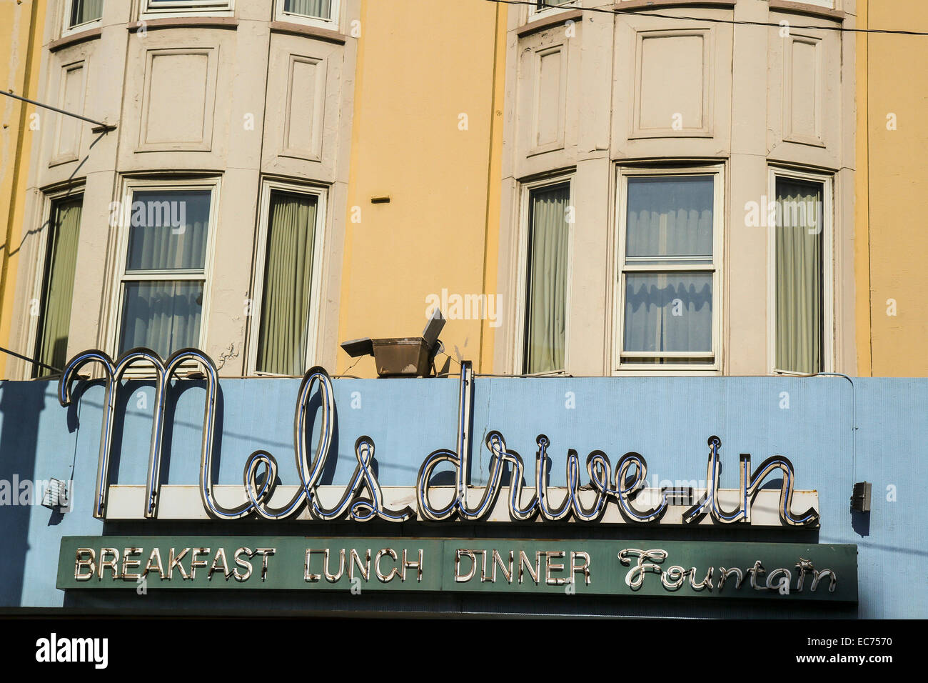 Mel's Drive-in diner, San Francisco, California Stock Photo - Alamy