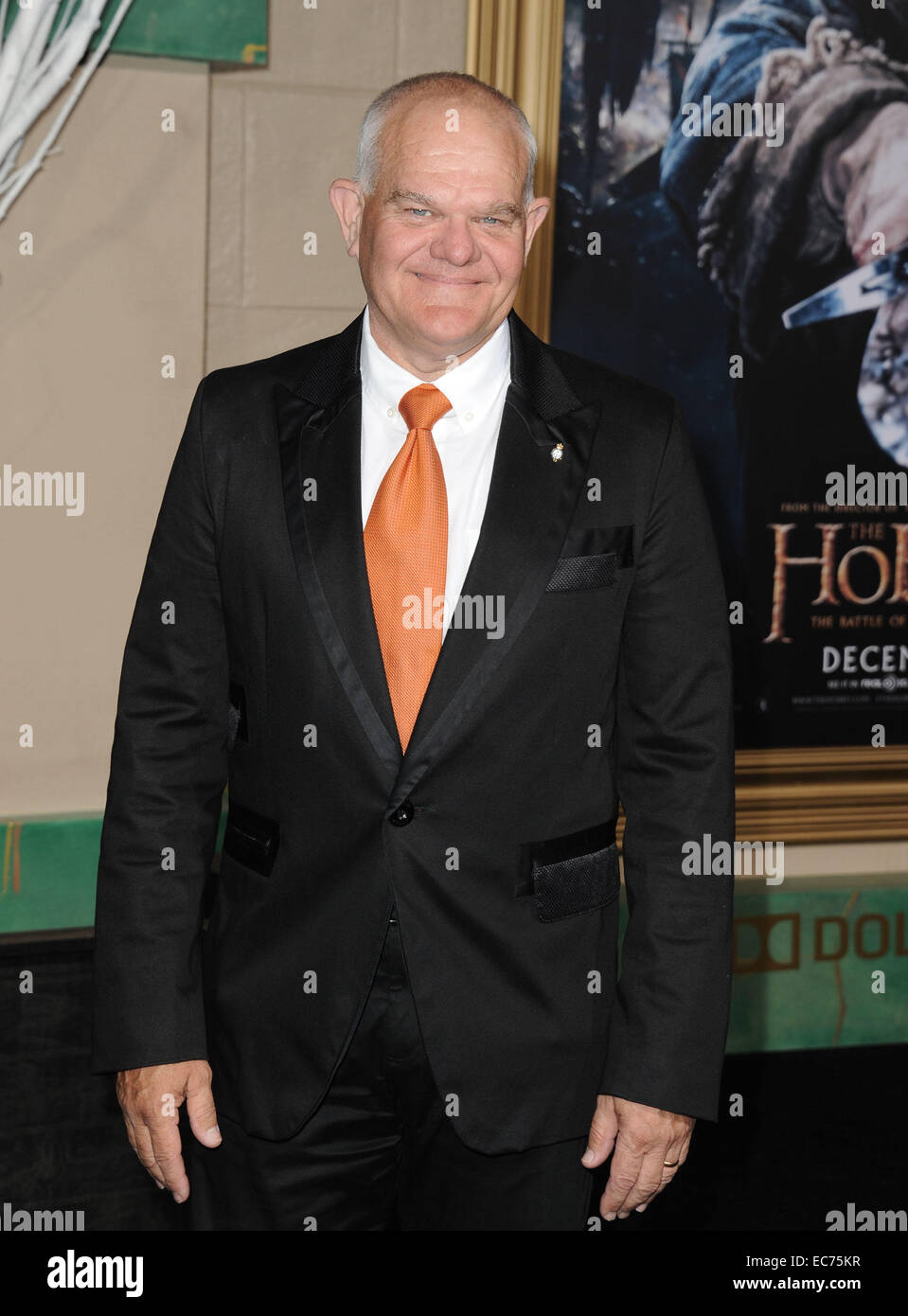 Los Angeles, California, USA. 9th Dec, 2014. Mark Hadlow attending the ...