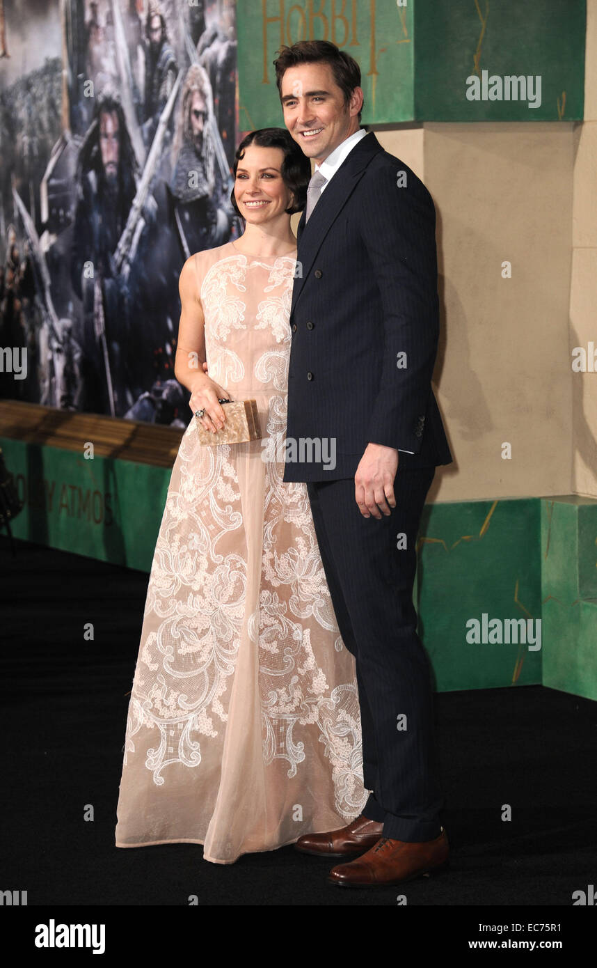 Evangeline lilly and lee pace hi-res stock photography and images - Alamy