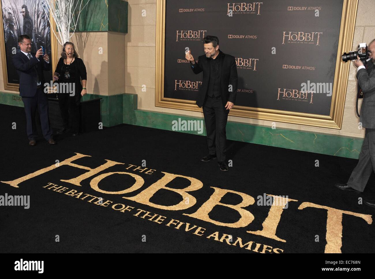 Los Angeles, California, USA. 9th Dec, 2014. Andy Serkis at arrivals ...