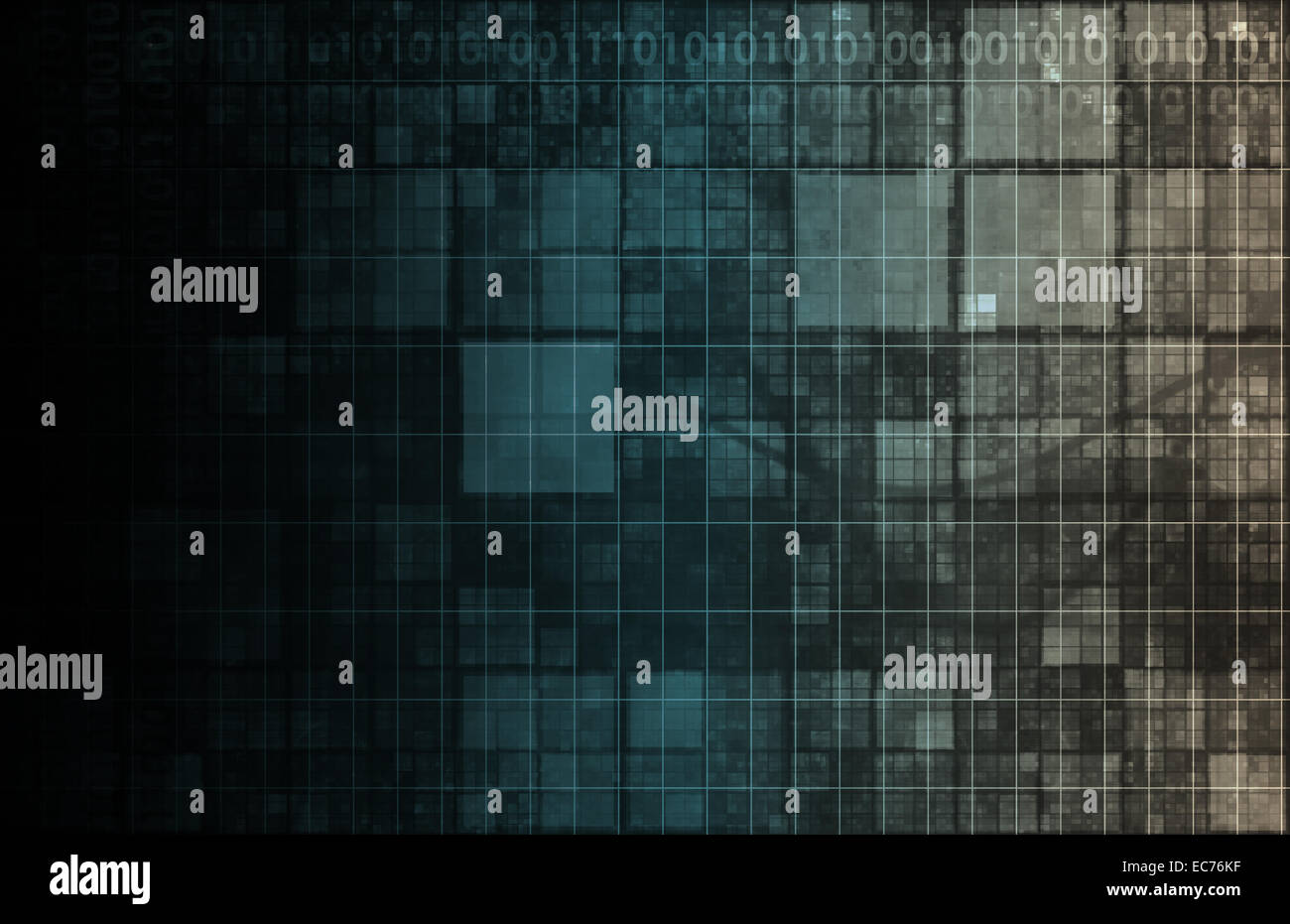 Technology Grid Abstract as a Concept Art Stock Photo - Alamy
