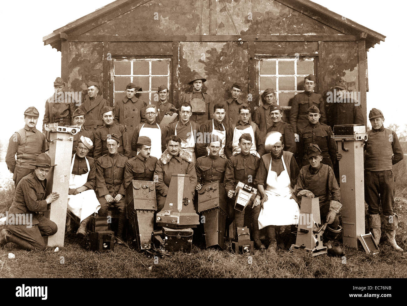 14th Photo Section, 1st Army, "The Balloonatic Section". Capt. A. W ...