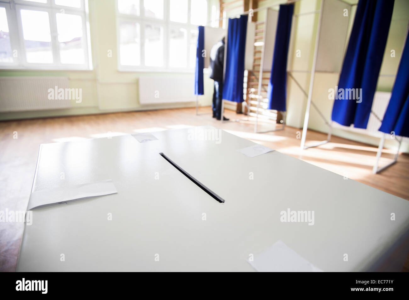 Polling box hi-res stock photography and images - Alamy