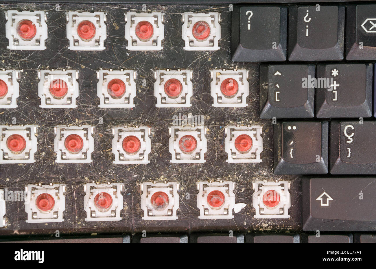 Dirty keyboard hi-res stock photography and images - Alamy