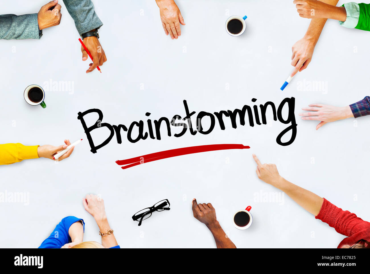 Solutions brainstorming hi-res stock photography and images - Alamy