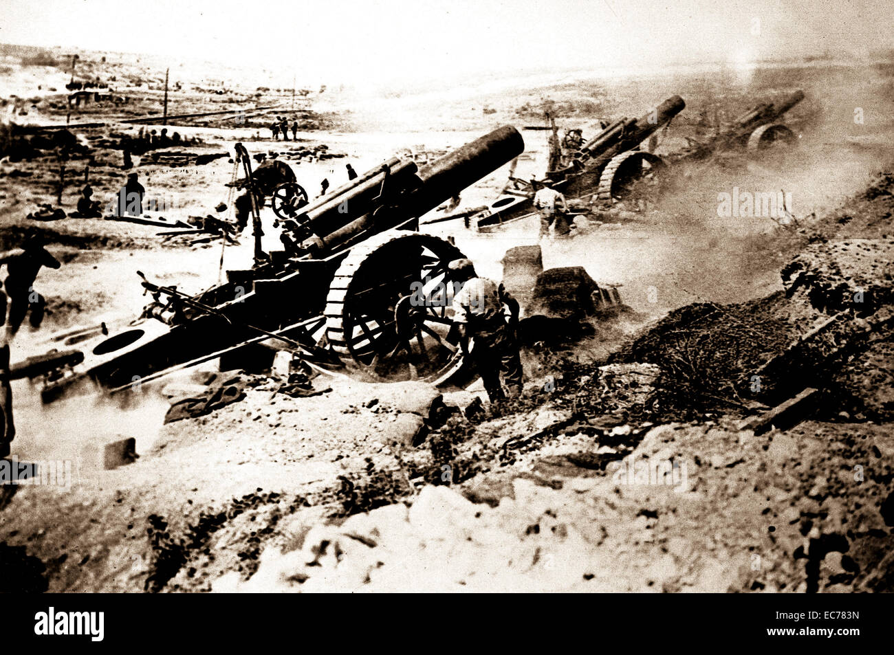 World war one british artillery gun hi-res stock photography and images ...