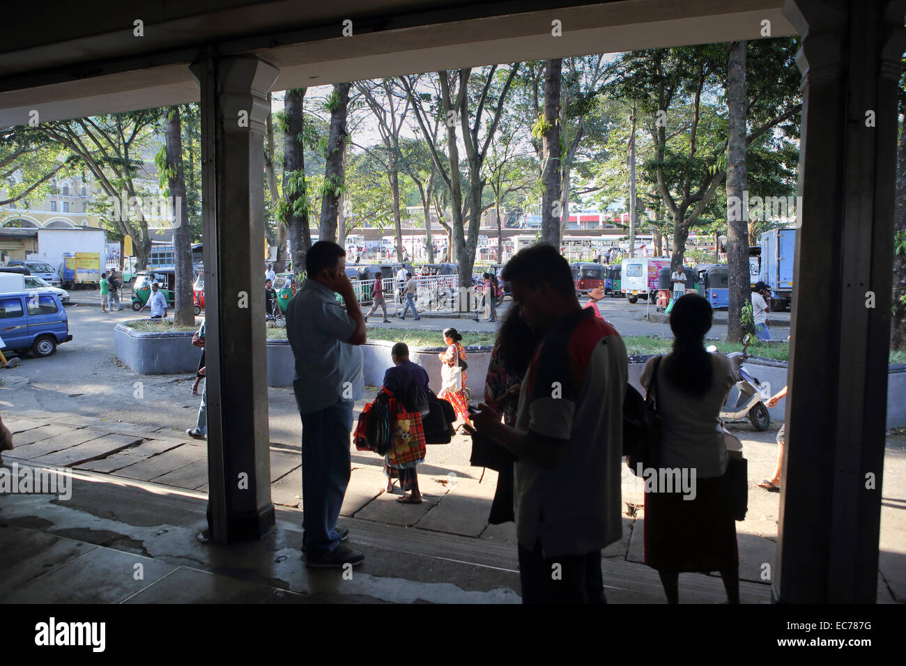 Sri lanka kandy bus station hi-res stock photography and images - Alamy