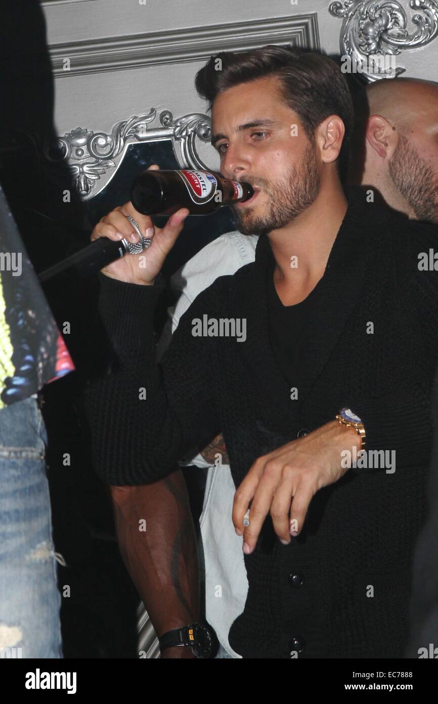 Gumball 3000 party at Up and Down club. Scott Disick was drinking ...