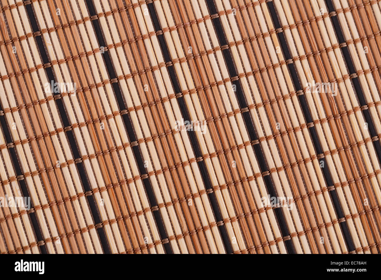 Wooden place mat texture for background, close-up image Stock Photo - Alamy