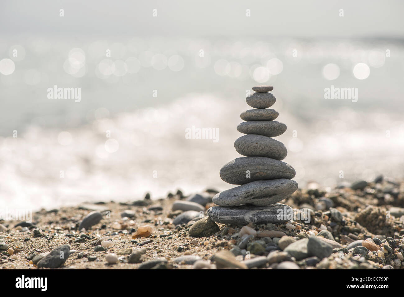 Stack sea stones on hi-res stock photography and images - Alamy