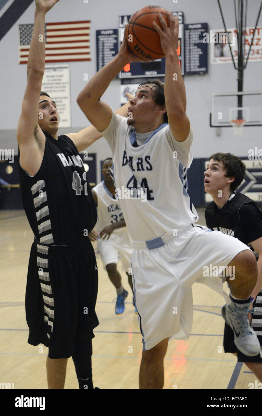Usa. 9th Dec, 2014. SPORTS-- La Cuevas' Aaron Overacker, 44, shoots ...