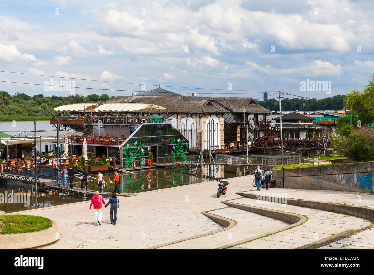 Belgrade river party hi-res stock photography and images - Alamy