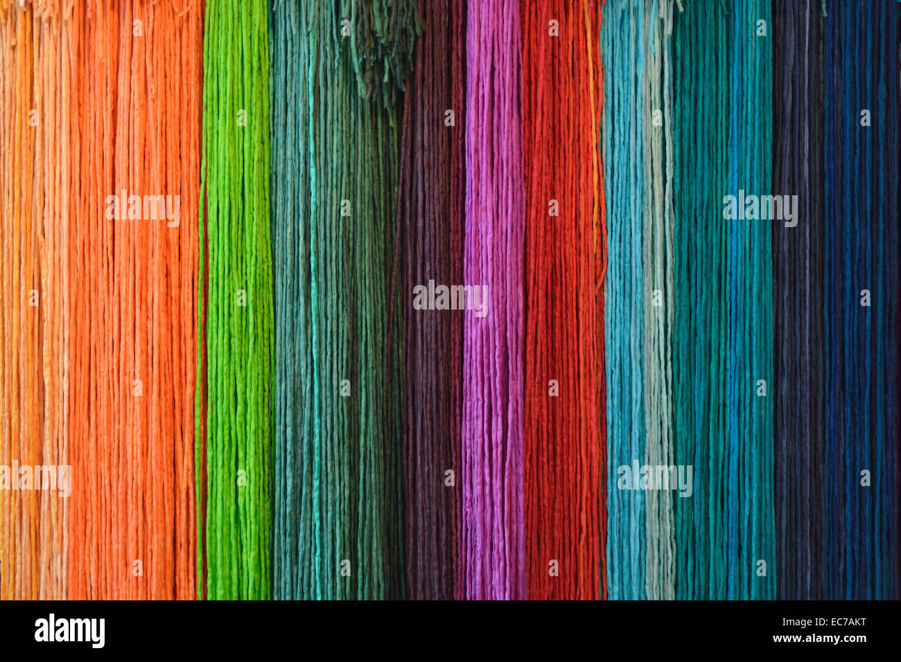 Multi-colored silk ribbons Stock Photo - Alamy