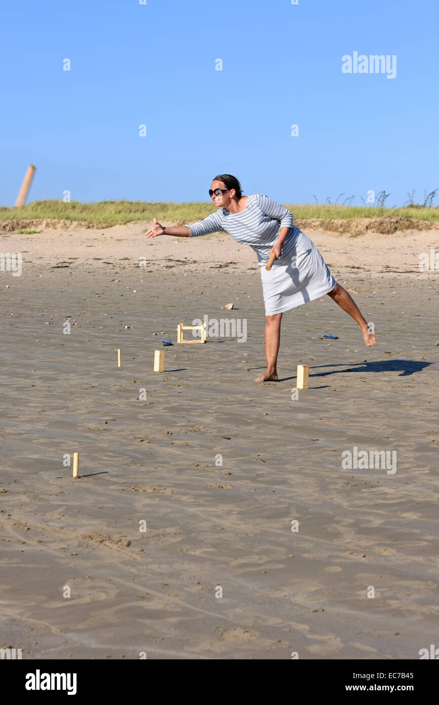 Kubb game hi-res stock photography and images - Alamy