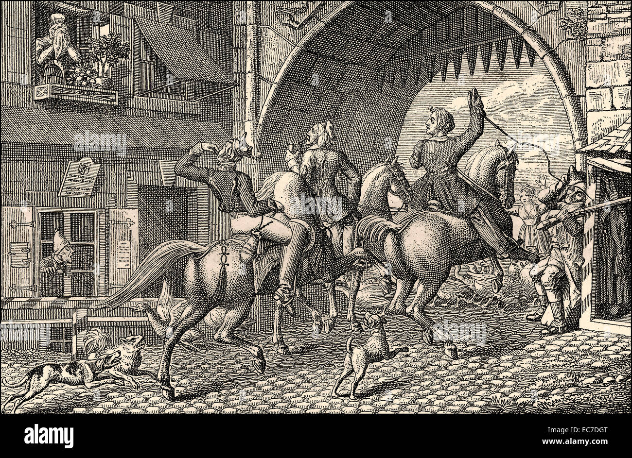 19th century german women and men hi-res stock photography and images ...