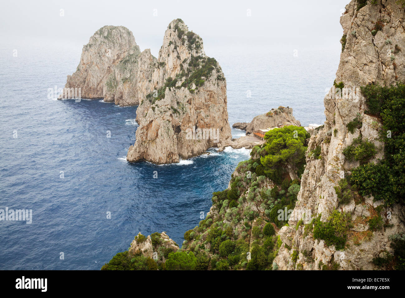 Faraglioni rocks, Capri, Campania, Italy Stock Photo - Alamy
