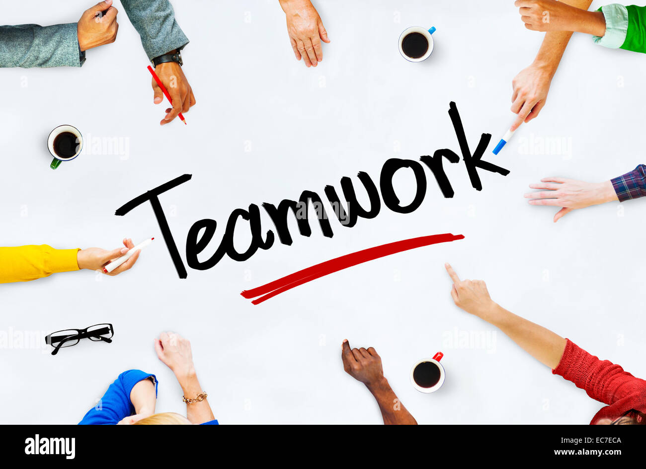 Group of People and Teamwork Concepts Stock Photo - Alamy